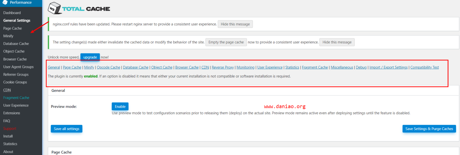 W3 Total Cache+Memcached或Redis优化WP – 附如何卸载-大鸟笔记